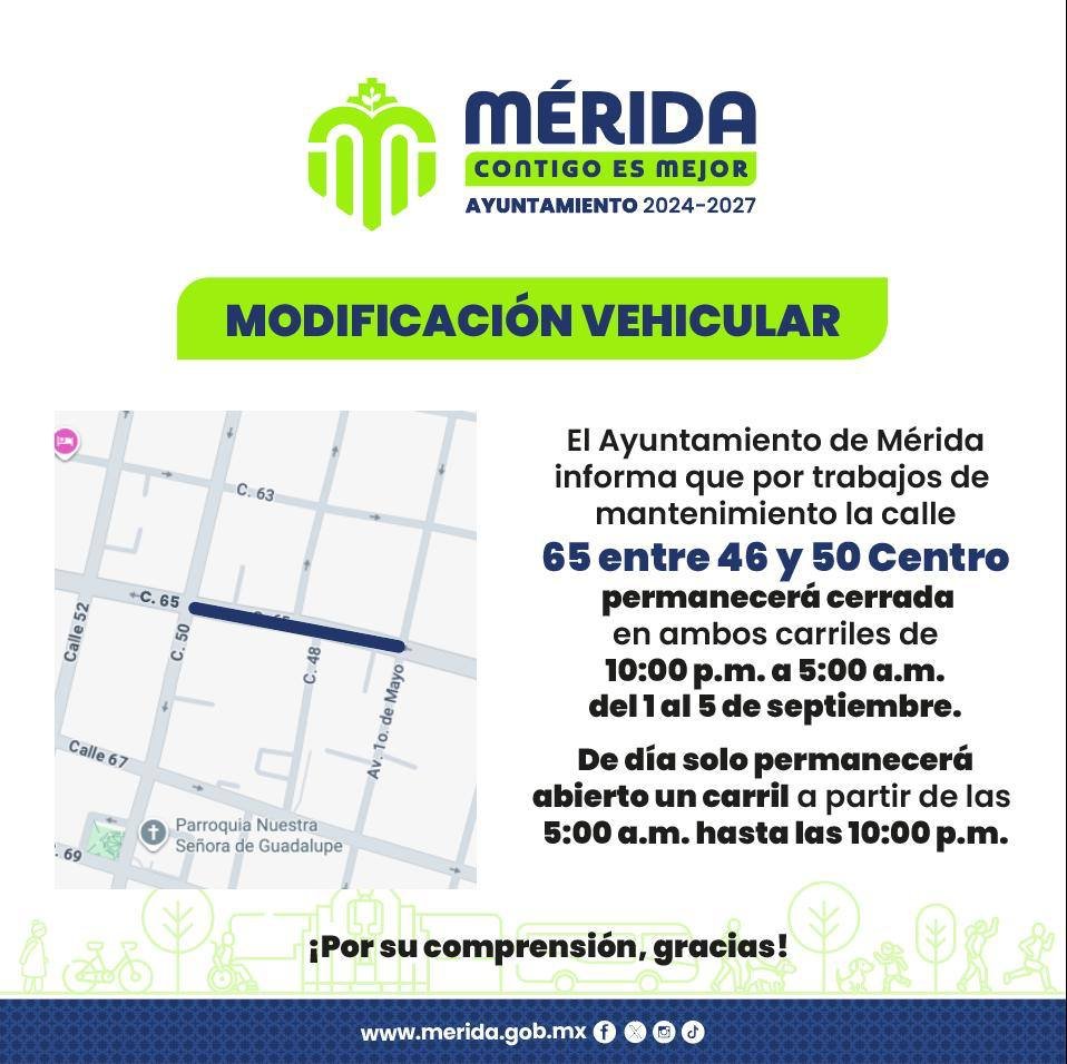 Ayuntamiento de Mérida anuncia mantenimiento en calles del Centro ...